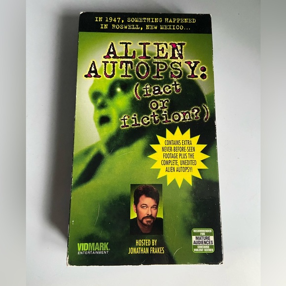 Media | Alien Autopsy On Vhs | Poshmark